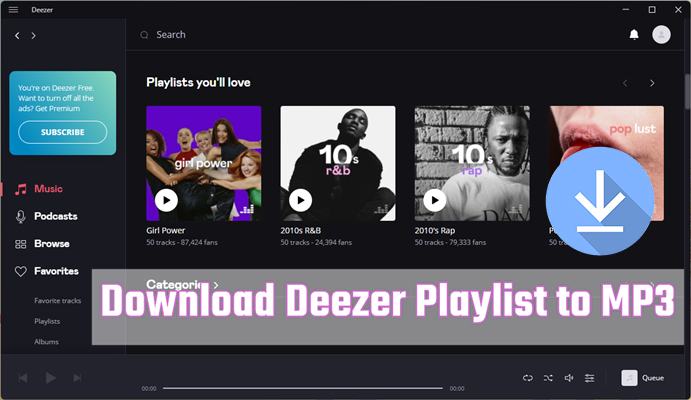 Comment télécharger playlist Deezer en MP3 gratuit - Tunelf